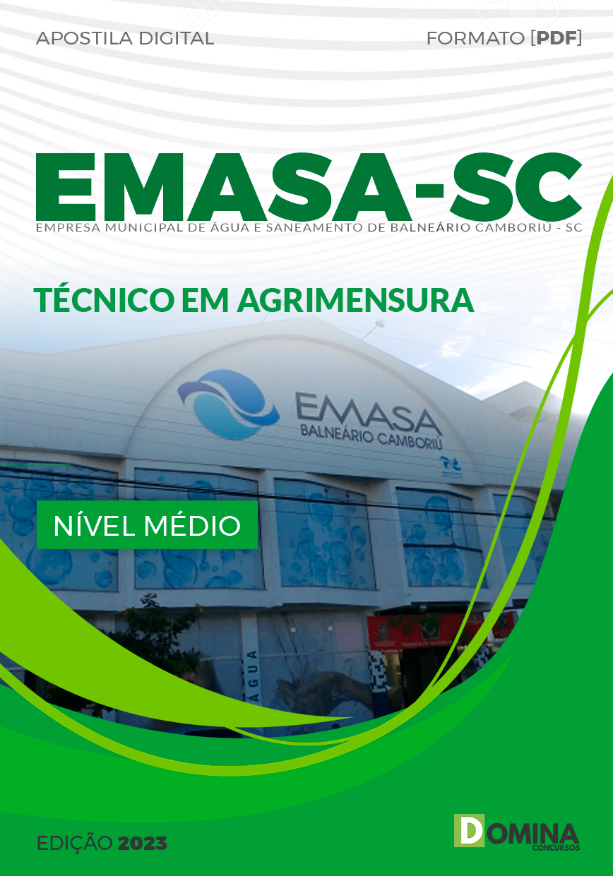 Apostila EMASA SC 2023 Técnico em Agrimensura - Domina Concursos